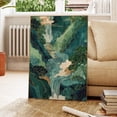 Affixzi Japanese Waterfall Hokusai Print, Ukiyo-e Japanese Waterfall ...