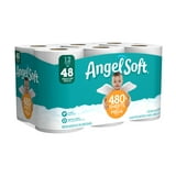 Angel Soft Bathroom Tissue, 12 Mega Rolls Equivalent to 48 Regular ...