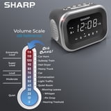 Sharp Electric Alarm Clock with 6 Extremely Loud Sounds Up to 115dB ...