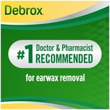 Debrox Ear Wax Removal Drops, Gentle Microfoam Ear Wax Remover, 0.5 fl ...