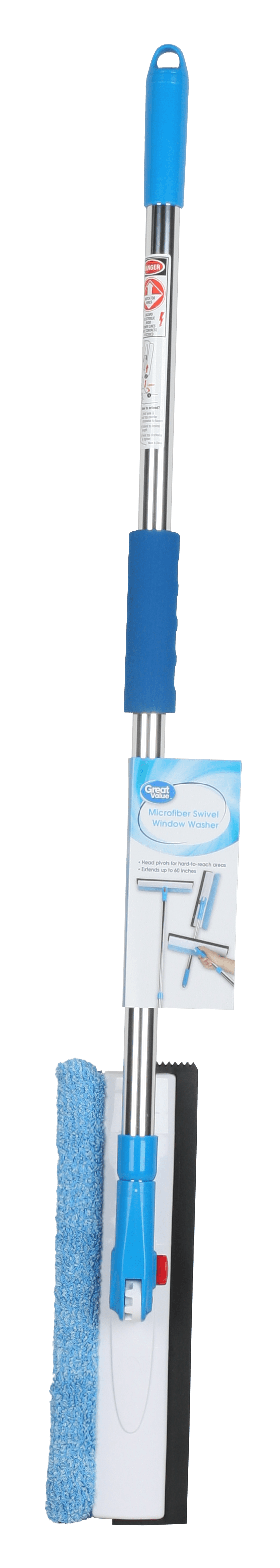 Great Value Microfiber Swivel Window Washer - Walmart.com - Walmart.com
