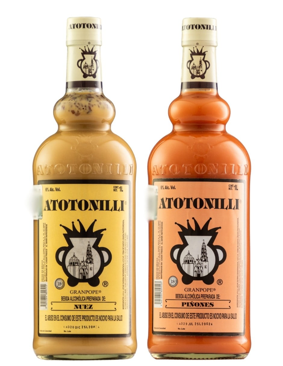 Duo Pack Rompope Atotonilli Nuez y Piñones 1000 ml Rompope | Walmart en ...