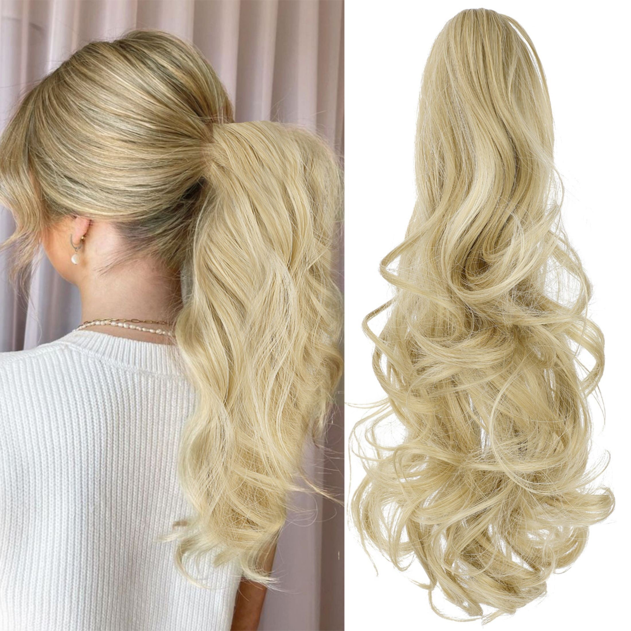 AynnQueen Ponytail Extension Claw Clip in Pony Tails Hair Extensions ...