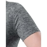 Athletic Works Women's Core Active Short Sleeve V-Neck T-Shirt, 3-Pack ...