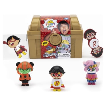 Ryans World Cap'n Ryan's Mega Surprise Micro Mystery Treasure Box Toy ...