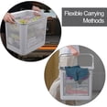 35 L Laundry Storage Baskets with Handles, Easy to Carry Plastic ...