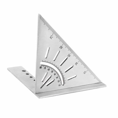 Woodworking Ruler,Pocket Ruler Metal Slide Rule T-Type Scribing Ruler ...