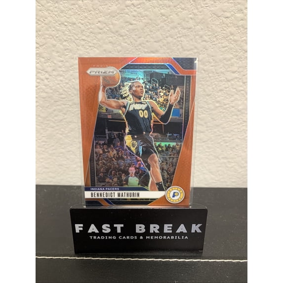2024-25 Panini Prizm Bennedict Mathurin #40 Red Prizm Parallel/Variety ...