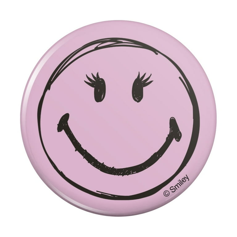 Smiley Face With Eyelashes