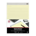 Staples TRU RED Notepads 8.5" x 11.75" Narrow Ruled Canary 50 Sheets ...