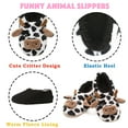 Cozylook Cute Animal Slipper Socks for Toddler Kids Girls Women, Fuzzy Fluffy Sherpa Lined, Non ...