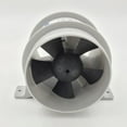 4 Inch Silent Inline Blower, 12V Quiet Air- Fan for Air Circulation in ...