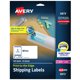 Avery Shipping Labels, Sure Feed, 2" x 3-3/4", 200 Labels (6873 ...
