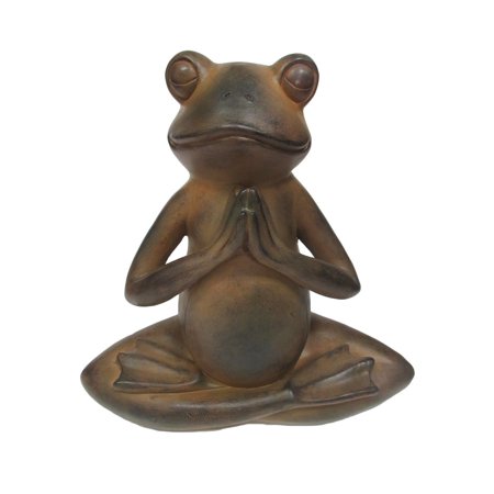 The Inner Peace of A Frog Yoga Toad In Meditation Figurine Collectible ...