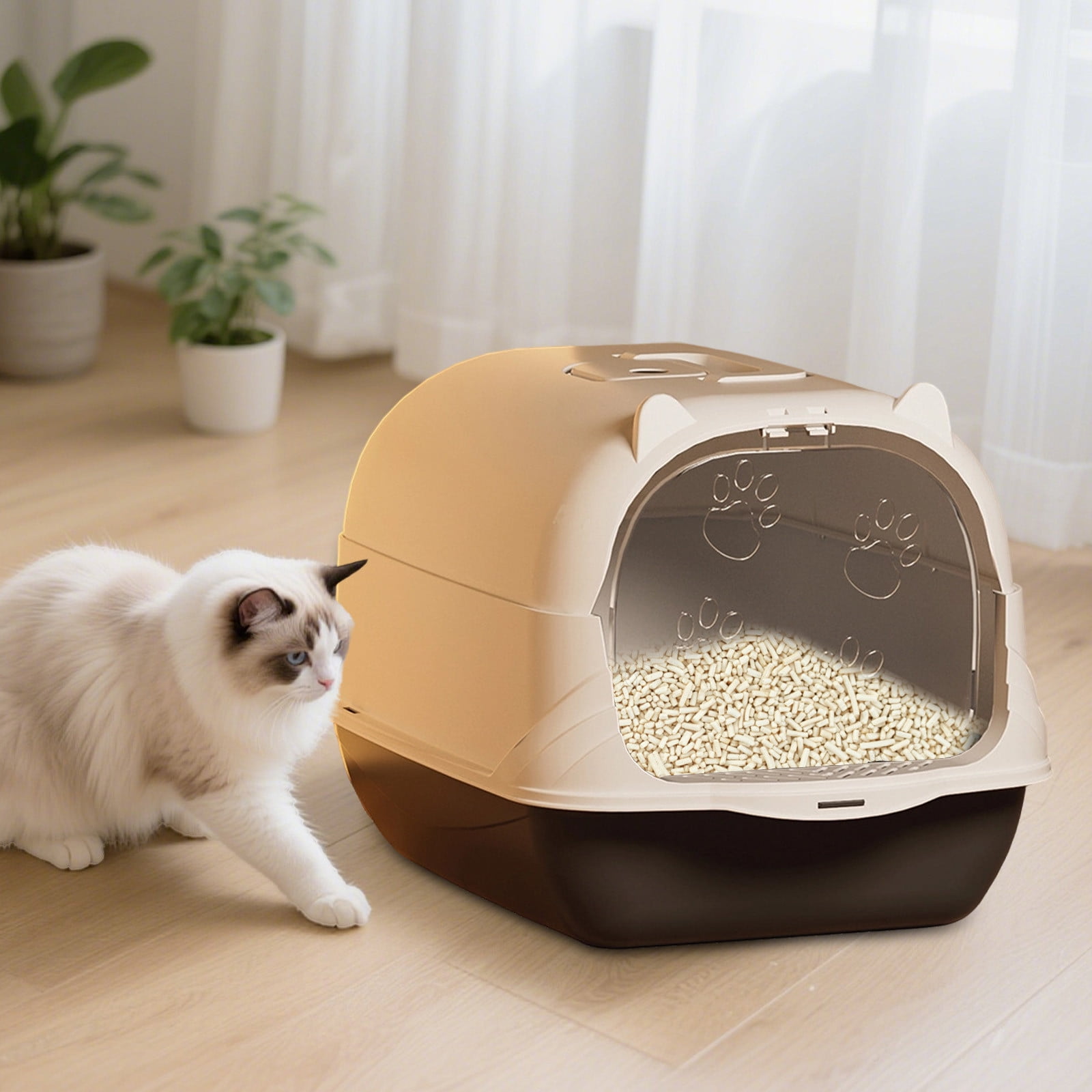 Click here for Rkstn Litter Box Cat Litter Basin Super Large Full... prices