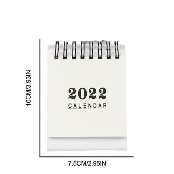 Mini Calendars,2022 Mini Desktop Calendars Daily Scheduler Calendar ...