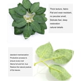 20pcs Simulation Six-Fork Silk Screen Rose Leaf Silk Meshs Flower Rose ...