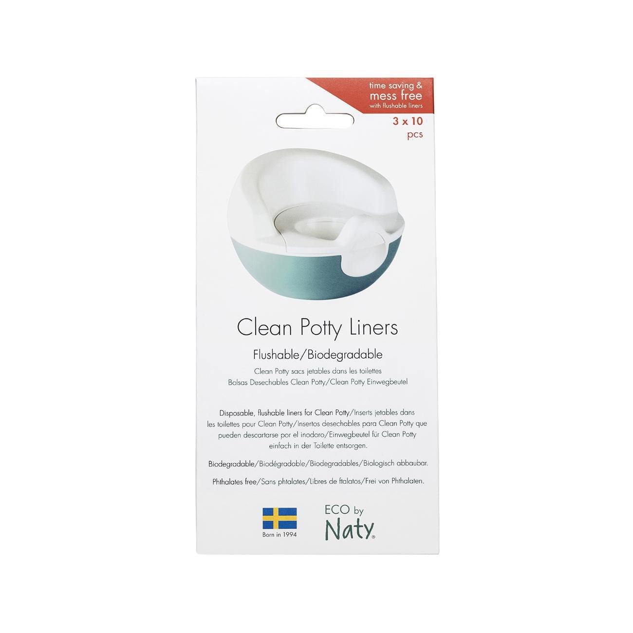 Click here for Eco By Naty Clean Potty Flushable Liners  3 Rolls... prices