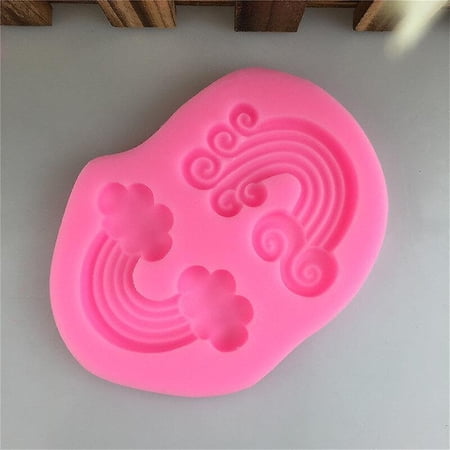 New 3D rainbow-shaped aromatic gypsum mold - Rainbow-shaped cake ...
