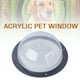 Miumaeov 9.5inch Pet Clear Bubble Window For Dogs Cat Acrylic Dome Fence Transparent - Walmart.com