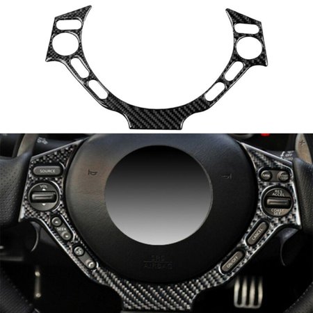 Carbon Fiber Interior Steering Wheel Button Trim For Nissan GT-R R35 ...