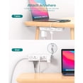 2 Pack 5ft Power Strip, 12 Outlets, Flat Plug, Wall Mount - Walmart.com
