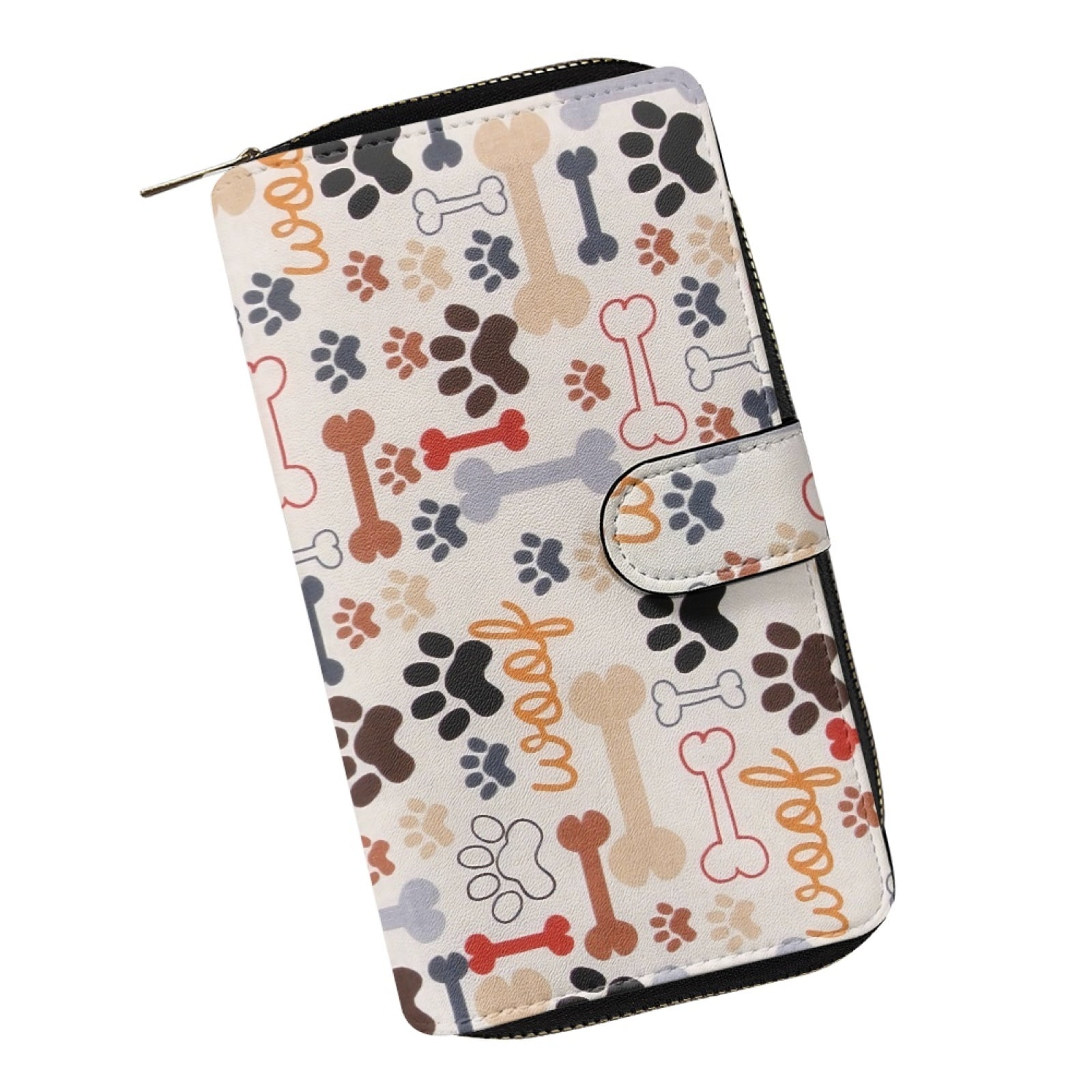 Xoenoiee Women's Long Bifold Wallet Faux Leather Card Holder Purse with ...