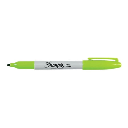 Sharpie - Marker - permanent - lime - dye-based ink - 0.9 mm - fine ...