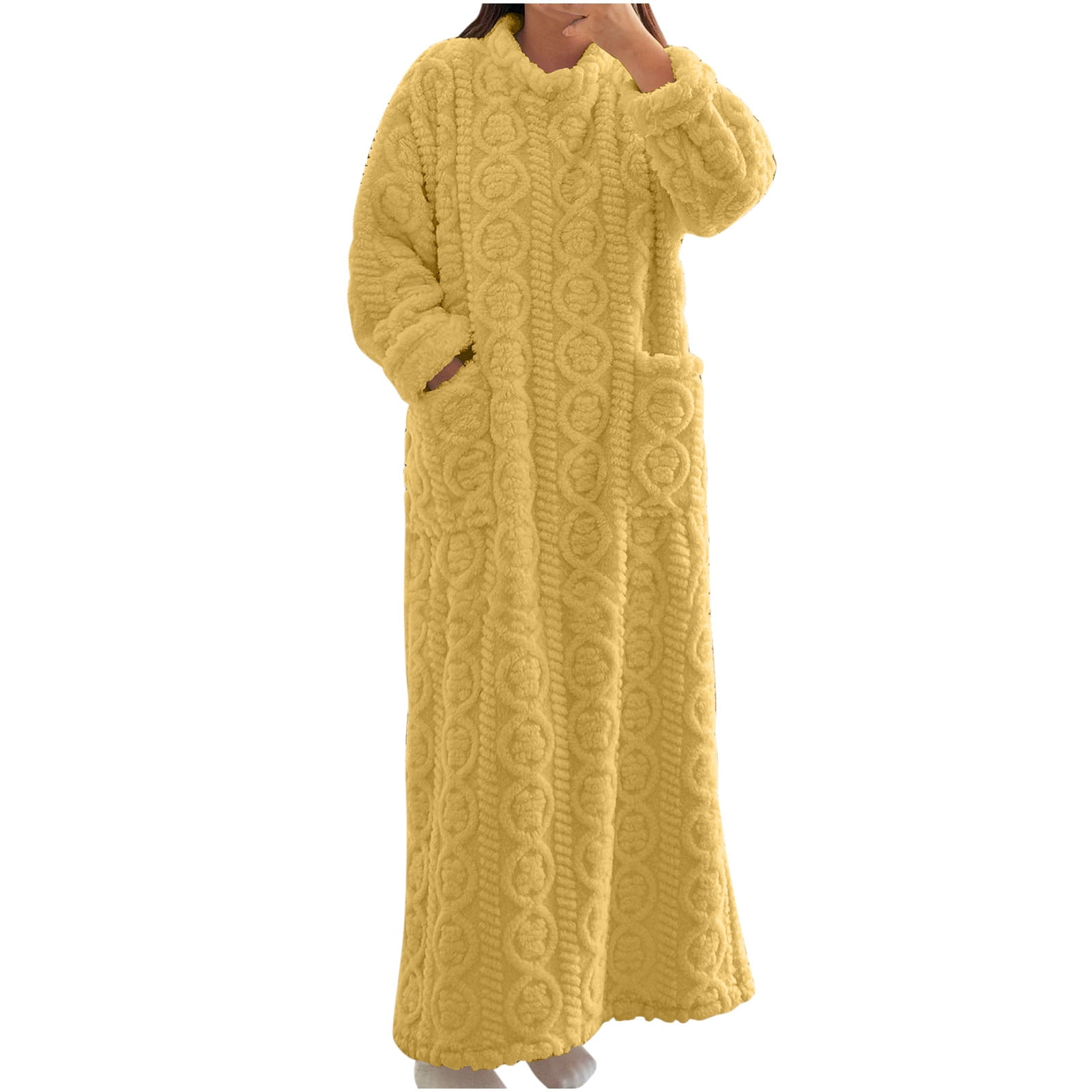 Click here for Chbgutlmr Womens Pajamas Winter Fleece Warm Nightg... prices