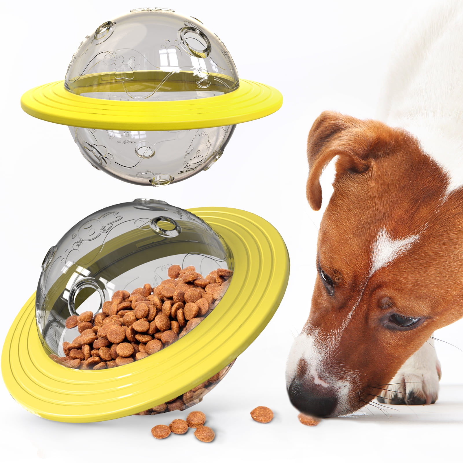 FOAUUH Dog Puzzles Feeder Toy Dogs Food Dispensing Puppy Treat ...