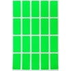 Royal Green Color-Coding Labels White Stickers Roll 1.57inch x 0.75 ...