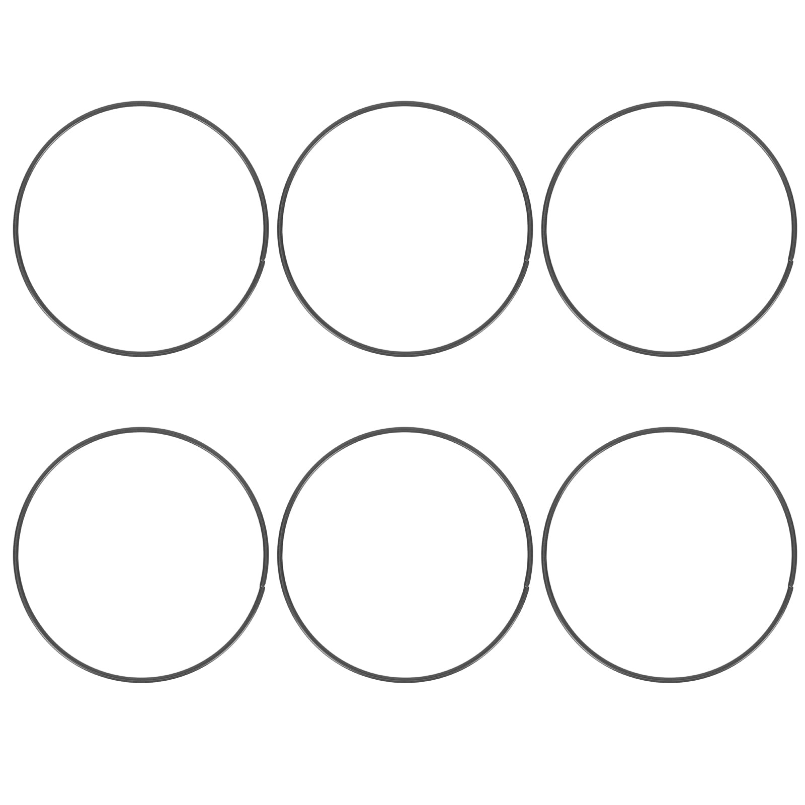 Metal Hoop Rings Hoops Ring Wreath Floral Catcher Dream Macrame Crafts ...