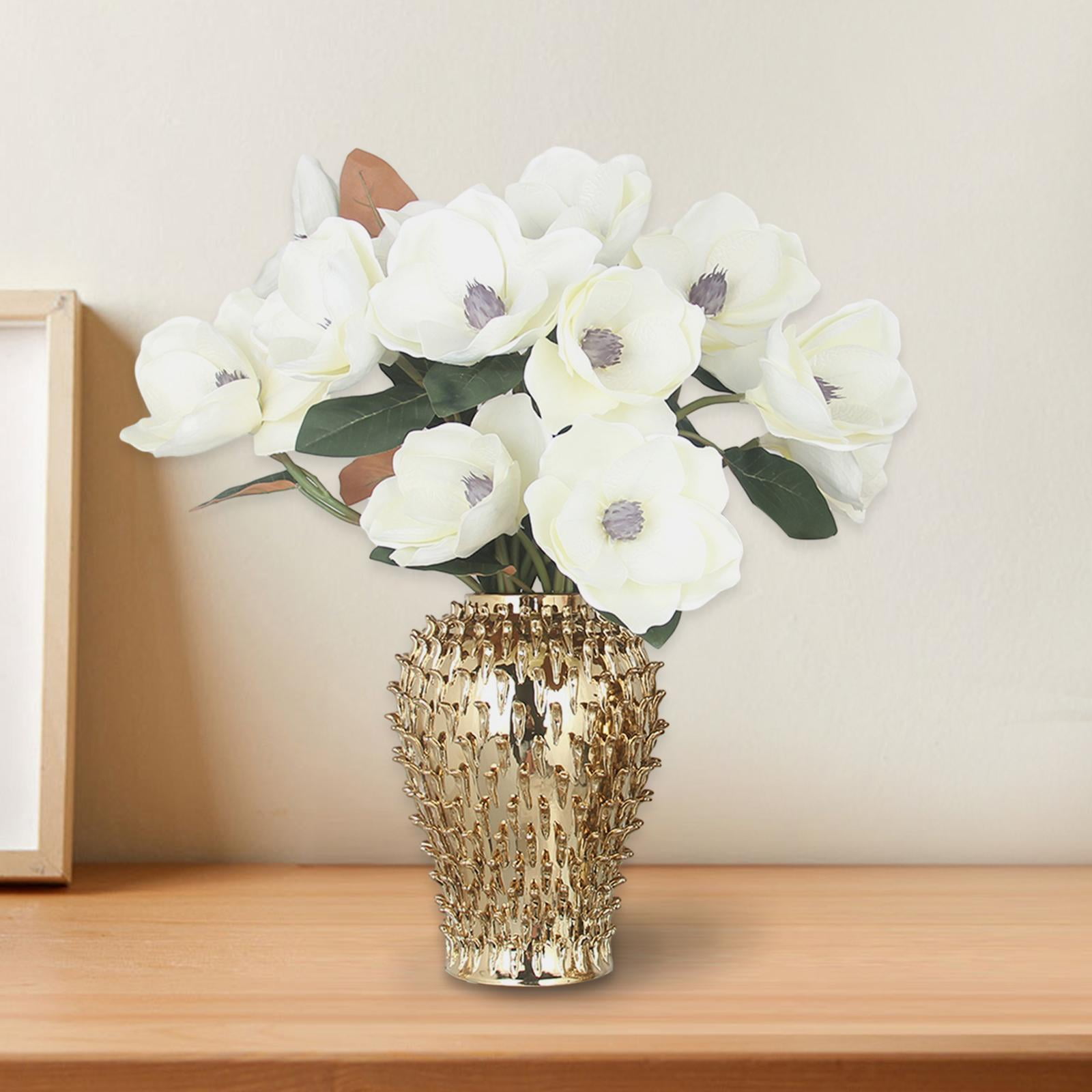Durian Thorns Ceramic Vase Ginger Jar with Lid Temple Jar Golden Fine ...