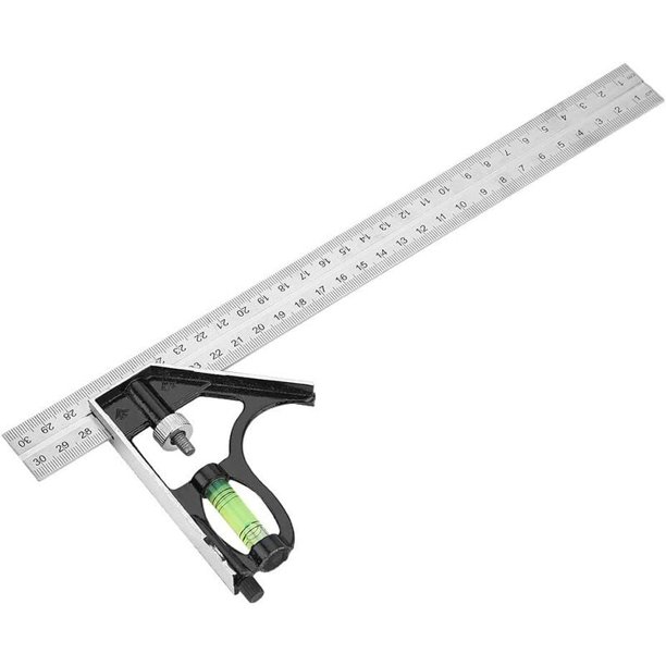 Combination Square Square Angle Ruler Adjustable Stainless Corner ...