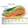 88 Strand Silicone Jig Skirts Spinner Bait Skirts DIY Rubber Jig Lures ...