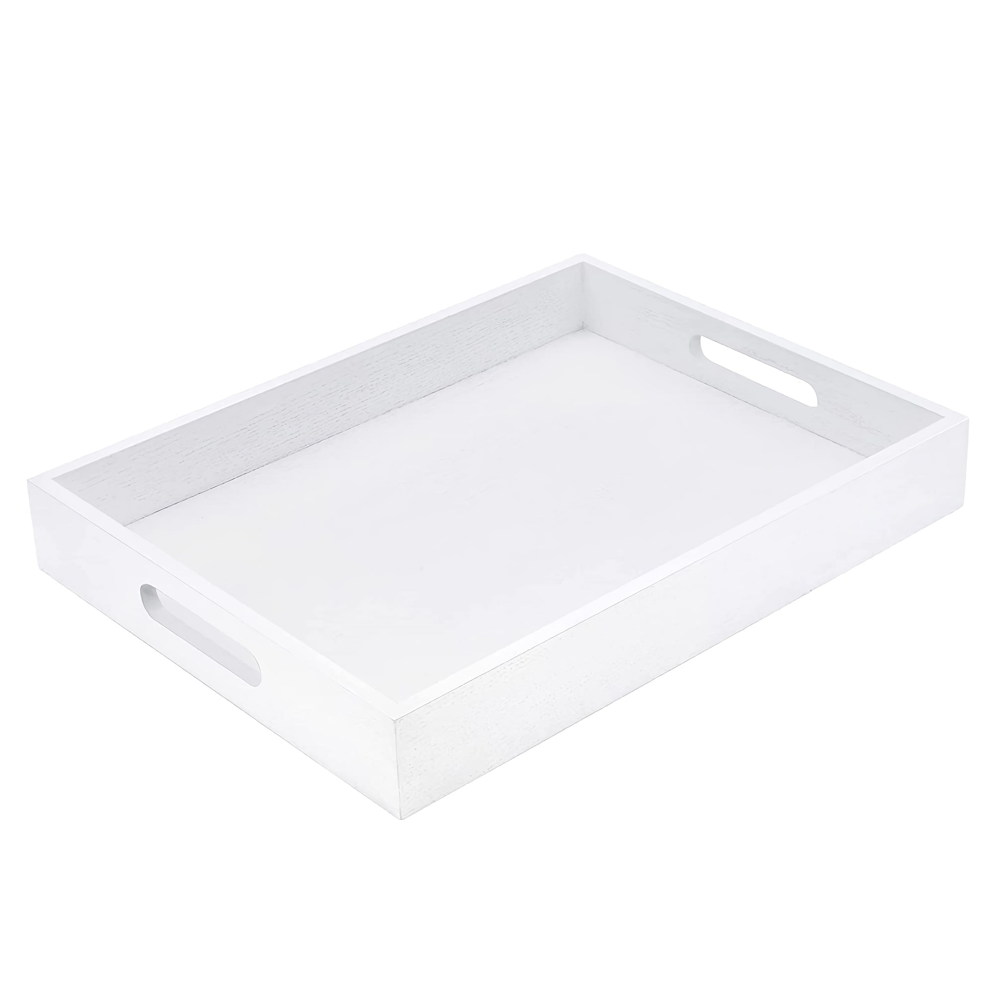 Click here for Toytexx White Wooden Serving Tray With Cutout Hand... prices