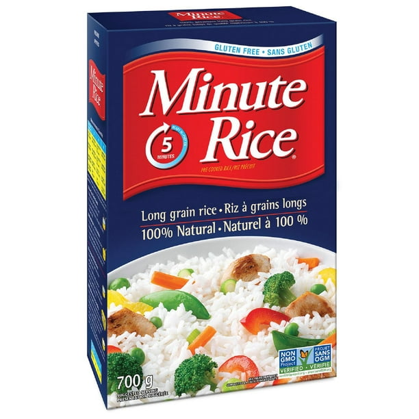 Minute Rice® Premium Instant Long Grain White Rice, 700g, 700 g ...