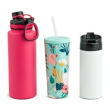 TAL Stainless Steel Water Bottle Bundle, 9 Piece Set, 40 fl oz, 24 fl ...