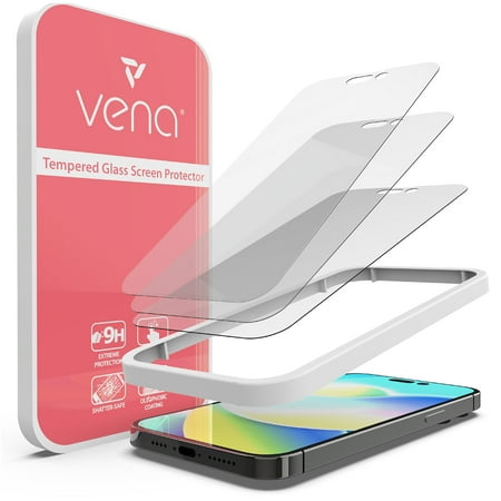 Vena HD Ultra Clear Tempered Glass Screen Protector for Apple iPhone 14 ...