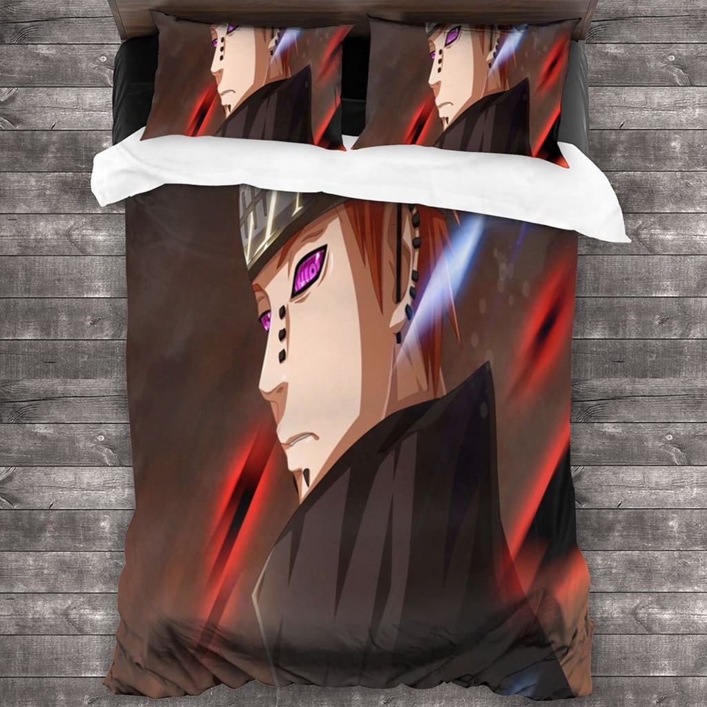 Cartoon Quilt Cover Full King Twin Queen Size Naruto Itachi Sasuke ...