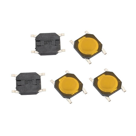 5Pcs 4P Square 4mmx4mmx0.8mm Momentary SPDT Mini Push Button Switch ...