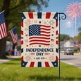 YuanGuangQ Independence Day Garden Flag for Outdoor Decor, Sided ...