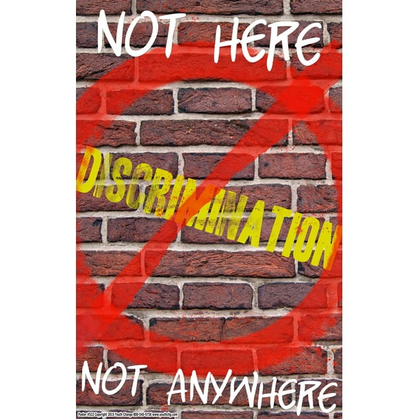 Youth Change Poster #522 Stop Discrimination, Tolerance Poster for ...