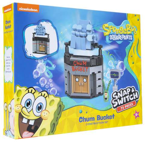Spongebob Squarepants Snap & Switch Chum Bucket Construction Set ...