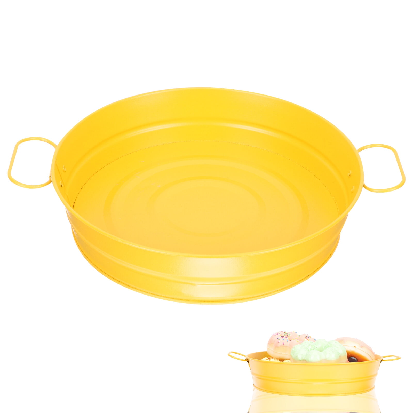 Snack Bucket Fried Chicken Bucket Stainless Steel French Fries Bucket ...