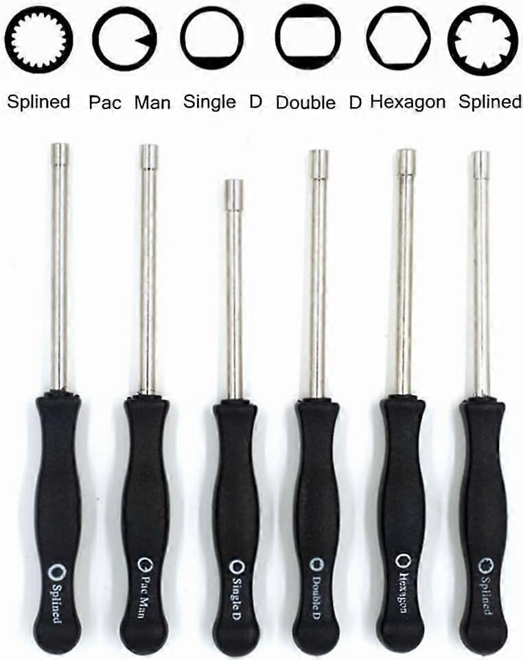 Shape of carburettor adjustment tool. Screwdriver for normal small two ...
