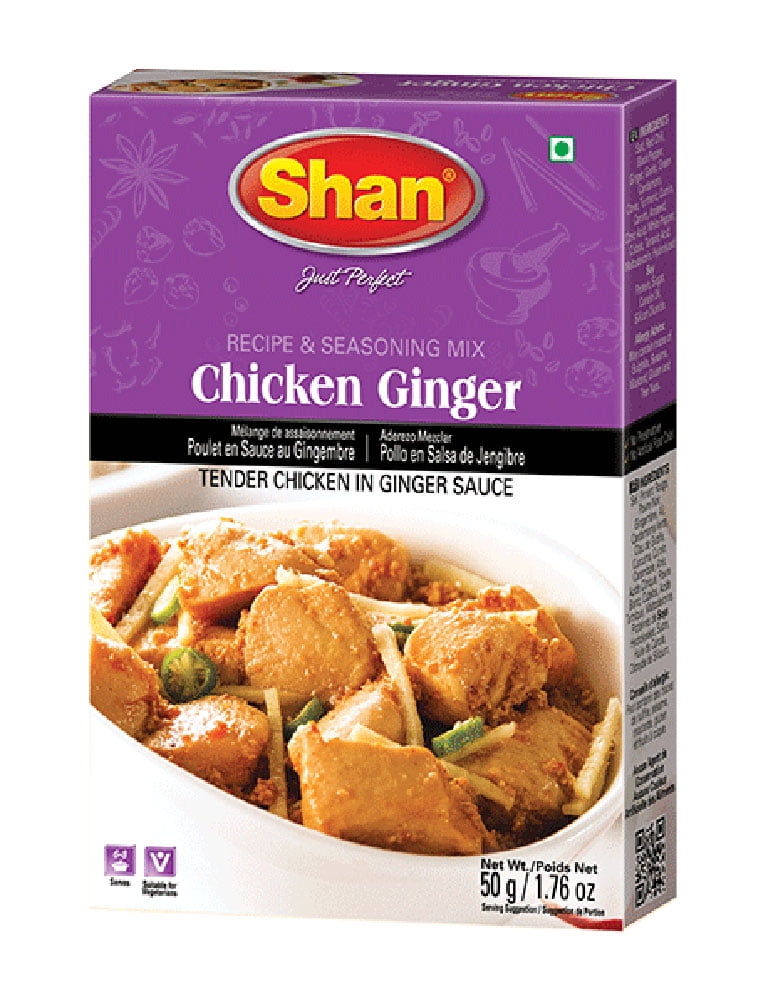 Shan Chicken Ginger and Seasoning Mix - 50g Spice Powder - No ...