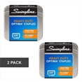 Swingline Staples, Optima, Heavy Duty, 3/8" Length, Jam Free, 125/Strip ...