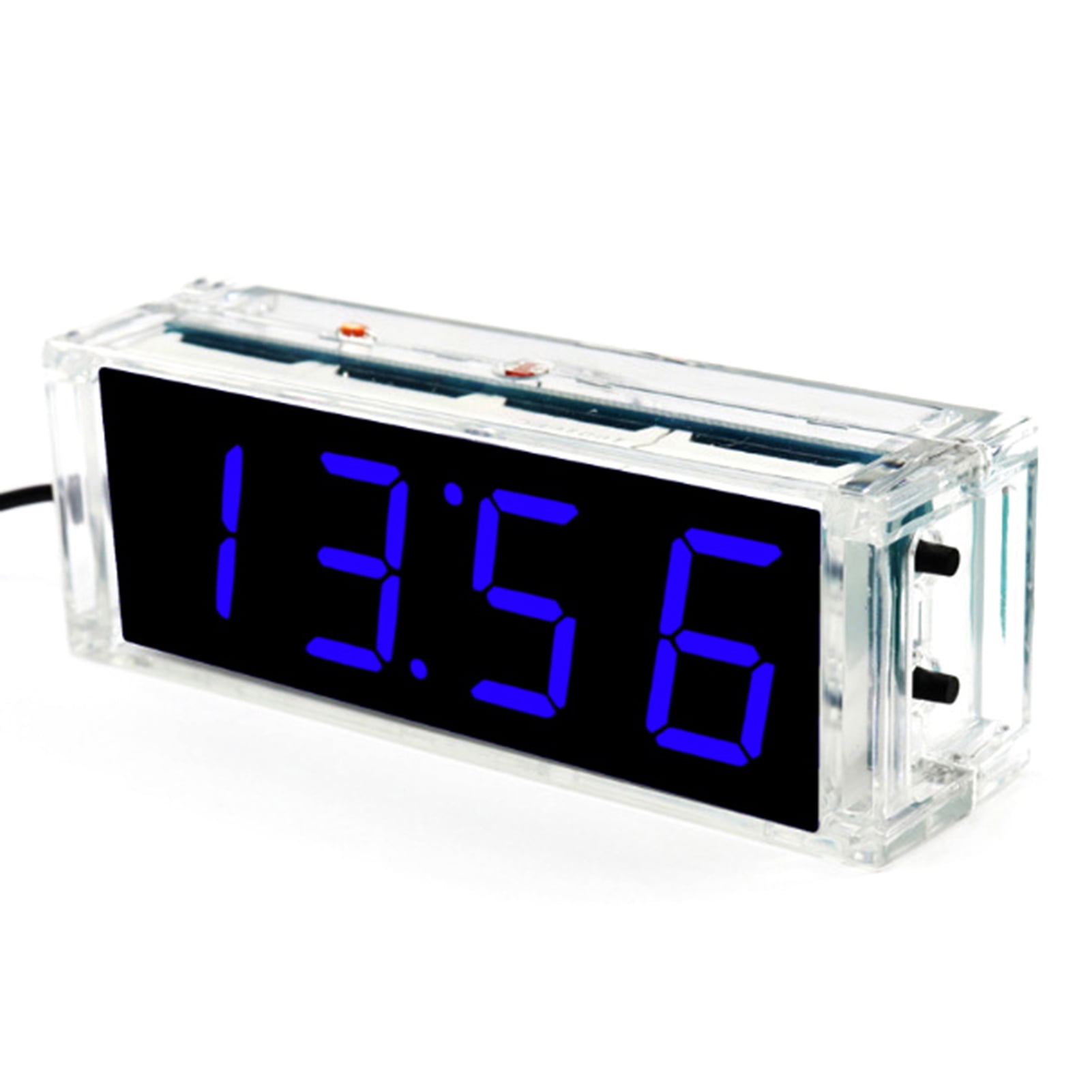 Universal Alarm Clock Freestanding Plastic DIY Craft Semi-finished Digital Clock Household ...