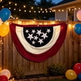 250 Anniversary USA Patriotic Bunting Banner American Flag Stars ...